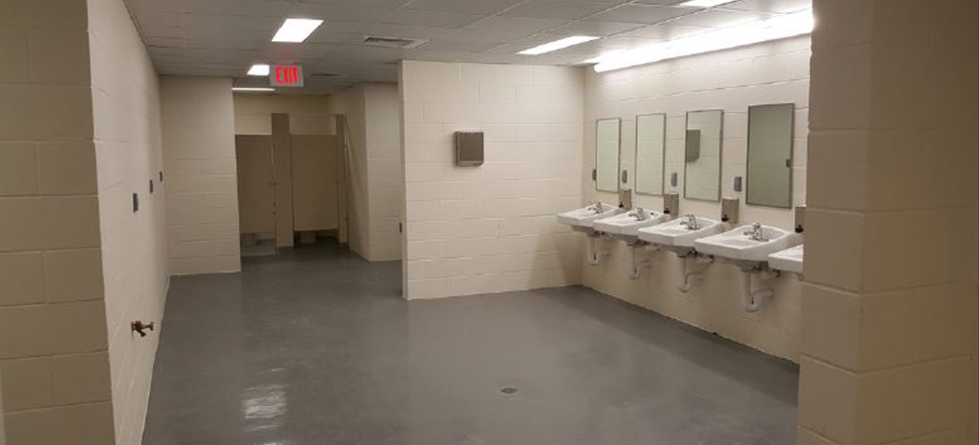 New Construction of a Female Latrine Facility | New Dominion Construction